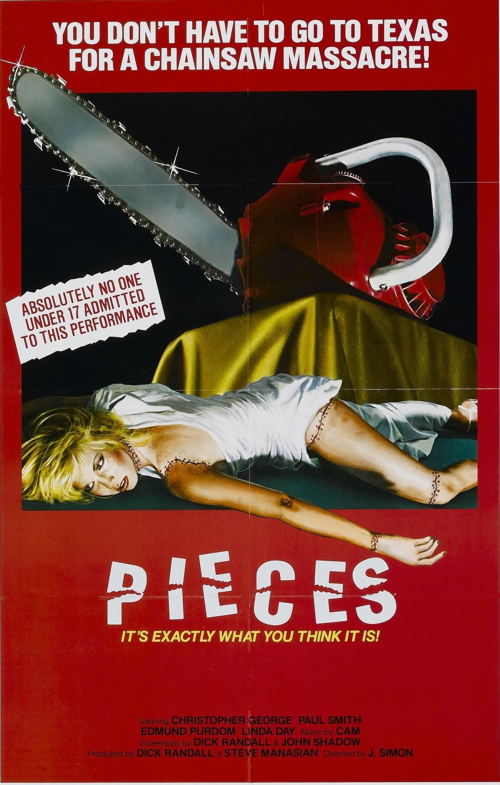 72503 PIECES MOVIE Horror Gore Slasher vhs Rare Decor Wall POSTER Print ...