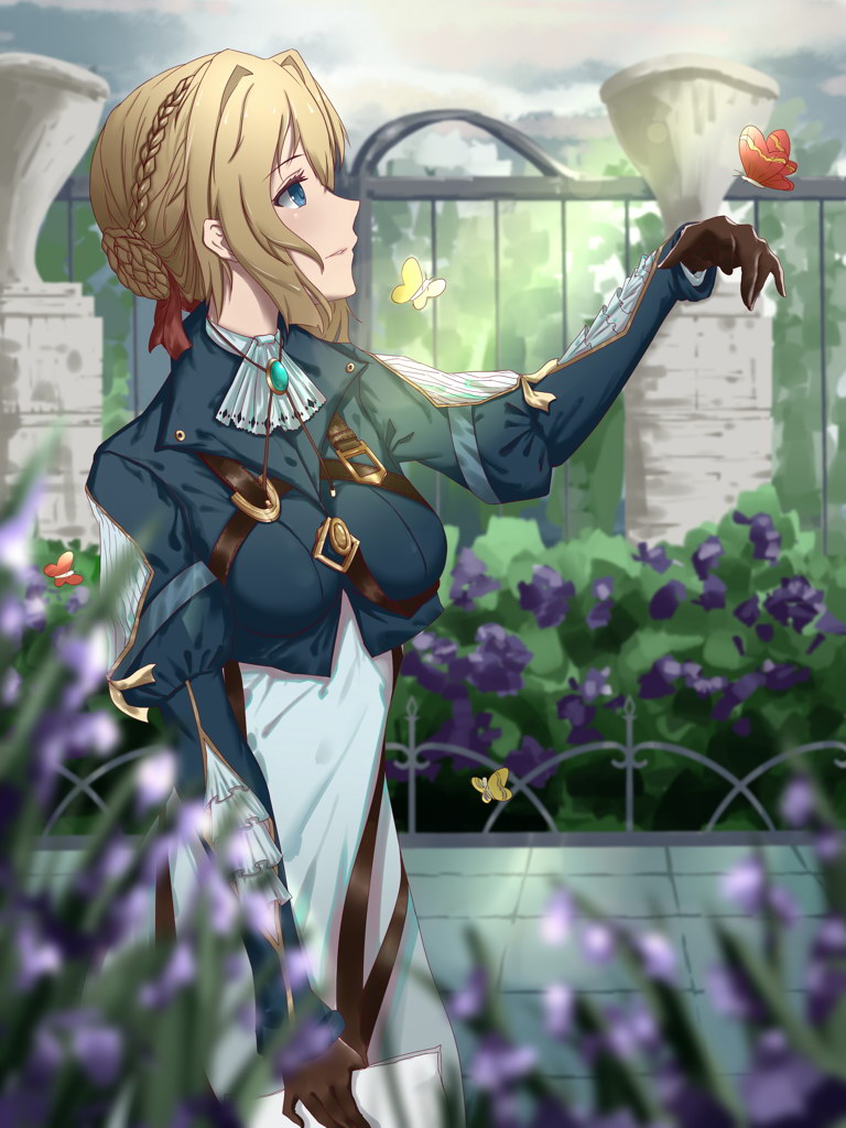 V7463 Violet Evergarden Character Beautiful Face Anime WALL POSTER ...